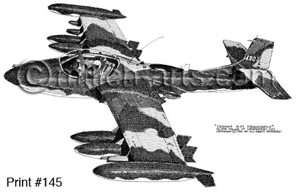 A-37 DRAGONFLY (#145) – Aviation Art of Joe Milich