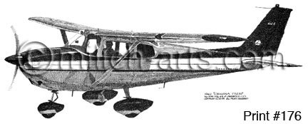 CESSNA 172B (#176) – Aviation Art of Joe Milich