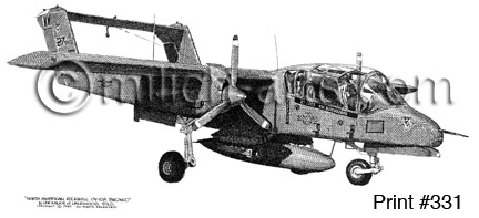 OV-10 BRONCO GEORGE AFB, 27TH TASS (#331) – Aviation Art of Joe Milich