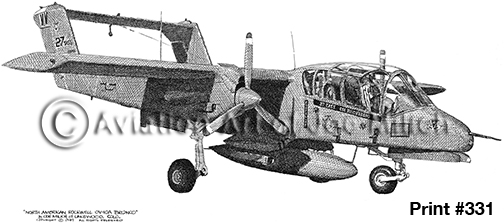 OV-10 BRONCO GEORGE AFB, 27TH TASS (#331) – Aviation Art of Joe Milich