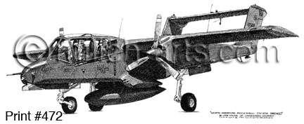 OV-10 BRONCO GEORGE AFB, 27TH TASS (#472) – Aviation Art of Joe Milich