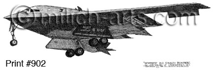 B-2 STEALTH BOMBER 325TH BOMB SQD (#902) – Aviation Art of Joe Milich